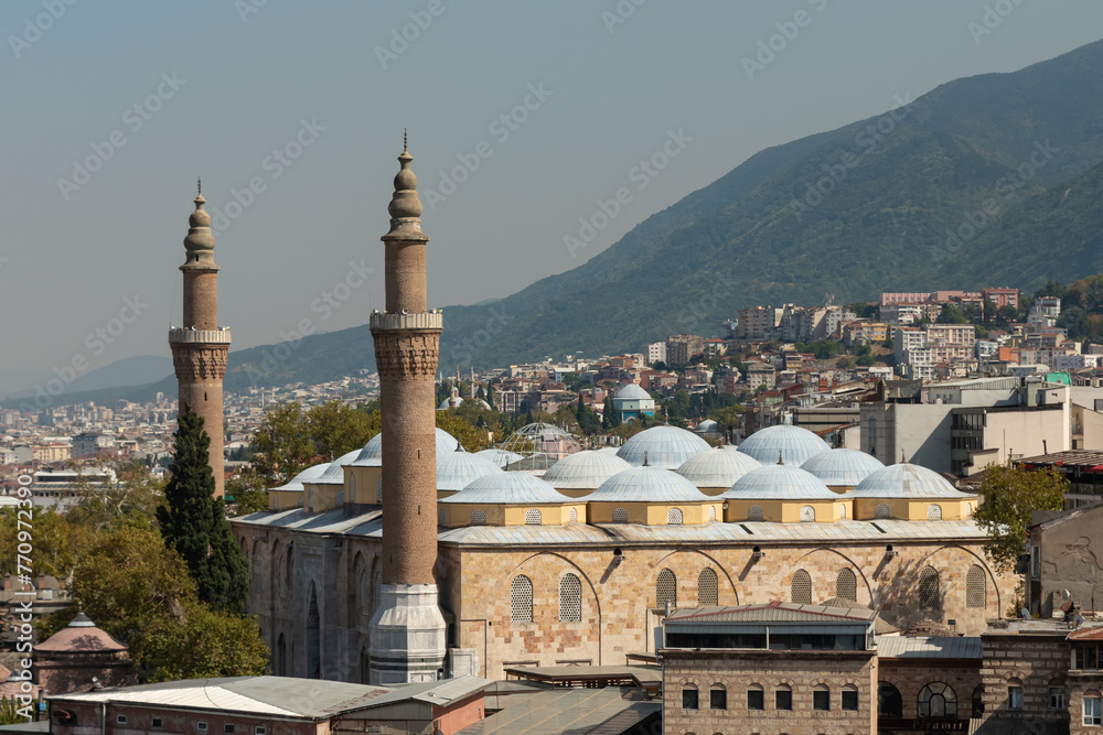 Bursa Grand Mosque or Ulu Cami is the largest mosque in Bursa , It was ...