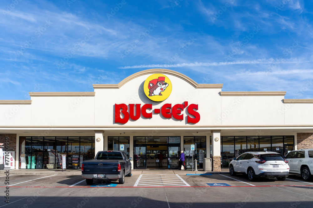 Houston, Texas, USA - February 14, 2022: A Buc-ee's store in Houston ...