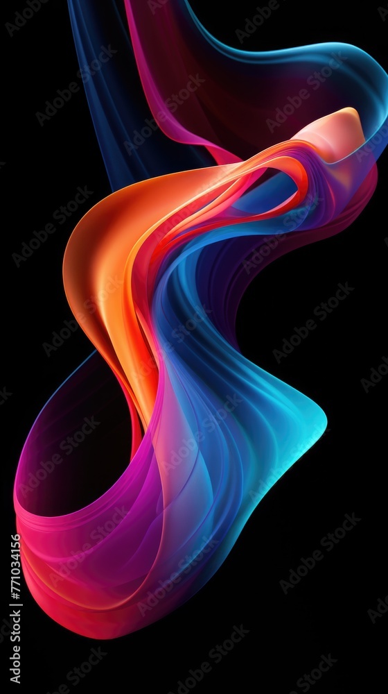 portrait gradient abstract wallpaper 4k Stock Illustration | Adobe Stock