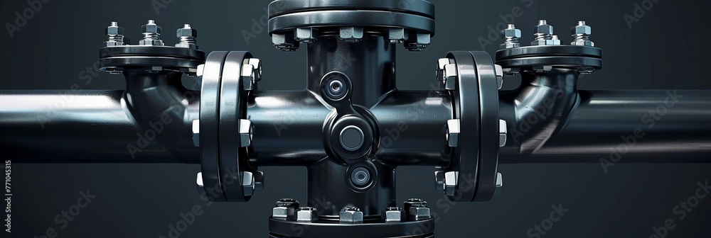 Valves, fittings, and a realistic piping system are included in the ...