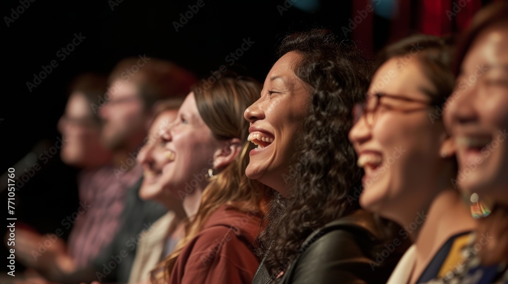 Live Audience Reactions Detailed photographs of live studio audiences ...