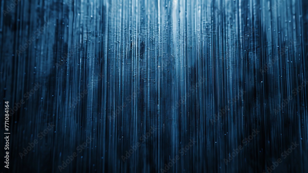 Abstract blue streaked texture resembling rain for calming backgrounds ...