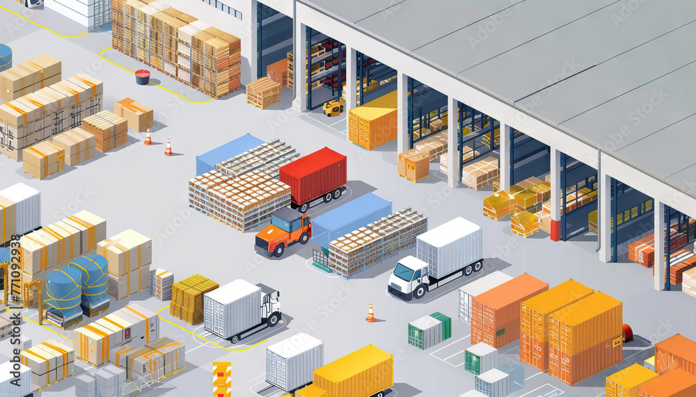 Supply Chain Management: Visualizing Inventory Storage Warehouses with ...
