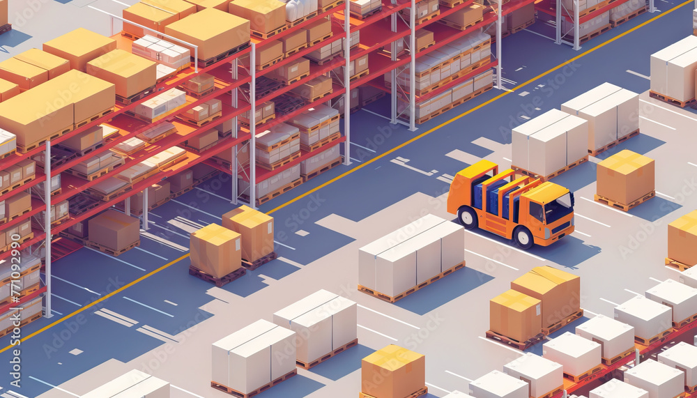 Supply Chain Management: Visualizing Inventory Storage Warehouses with ...