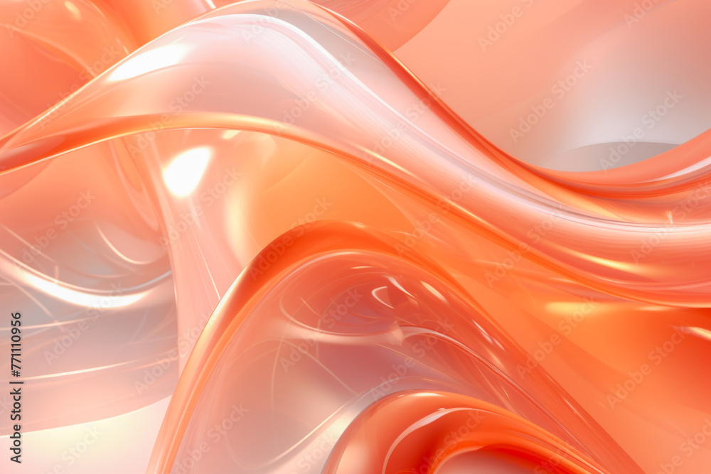 ภาพประกอบสต็อก Abstract geometric peach fuzz background with glass ...