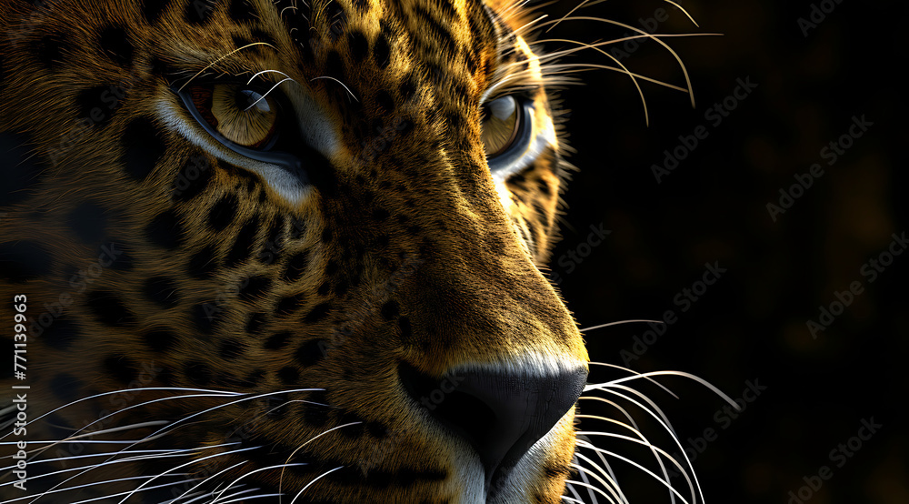 leopard head and face wallpaper 1920x1080 in the style 39b871f4-9edb ...
