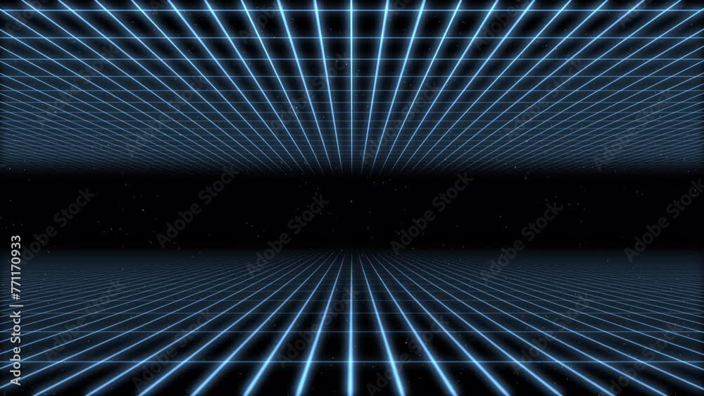 Synthwave GRID HORIZON LOOP B. This New Wave footage is loopable and is ...