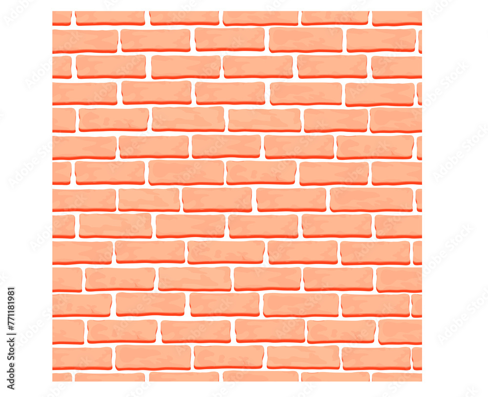 Brick wall texture on a transparent background, png. Simple brick wall ...