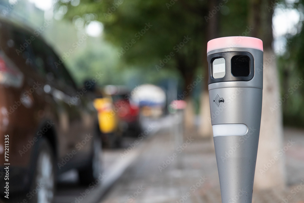 Modern intelligent parking timing and toll collection equipment, with ...