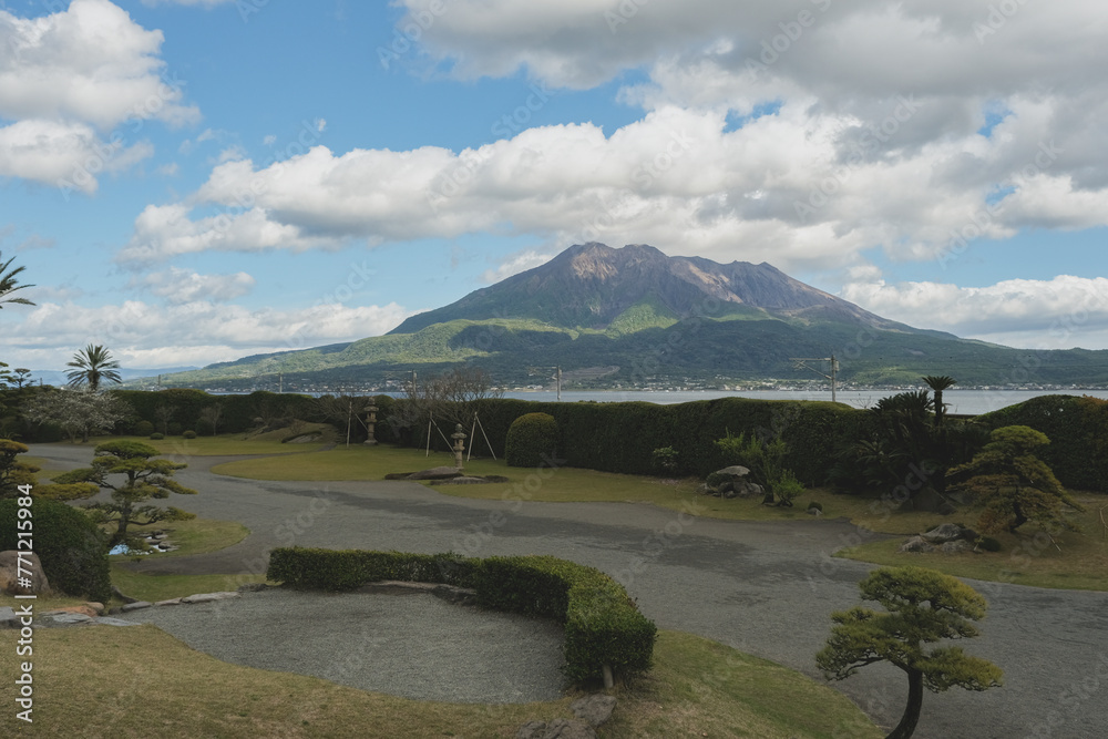 Sengan-en Japanese garden with former Shimazu clan residence in ...