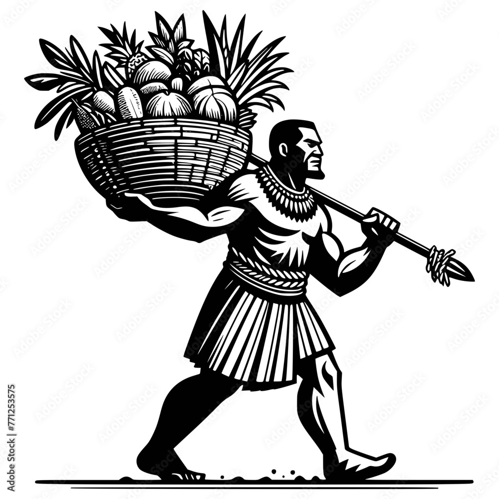 Native Samoan Warrior , Samoan Svg, Tongan Svg, Native Warrior Svg ...