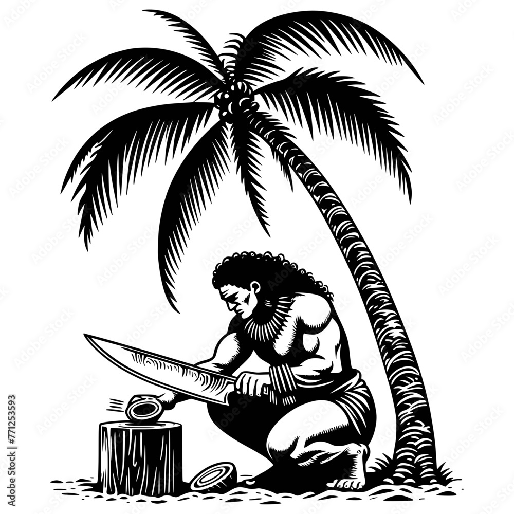 Native Samoan Warrior , Samoan Svg, Tongan Svg, Native Warrior Svg ...