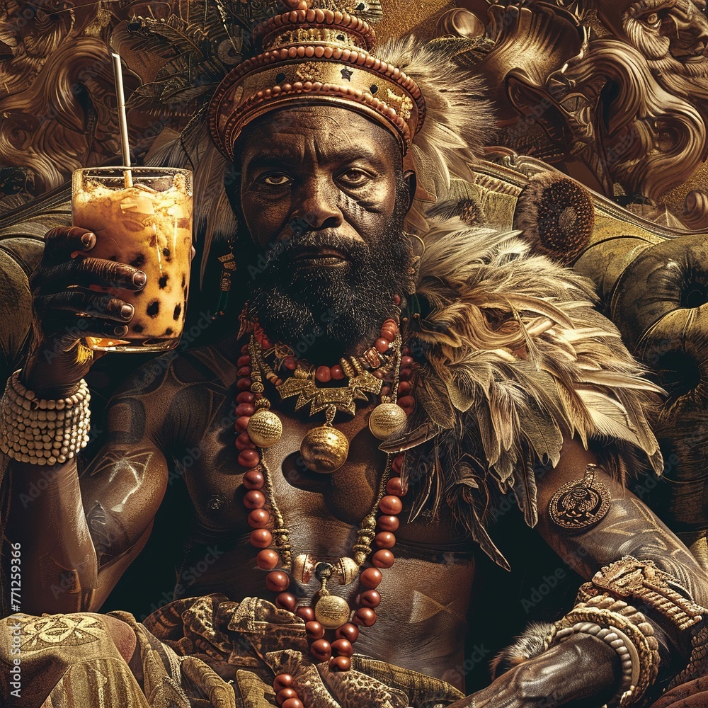 A Zulu warrior shares stories of lion hunts over cups of bubble tea ...