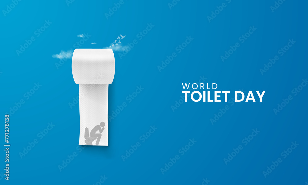 Toilet day creative, Toilet design for social media banner poster ...