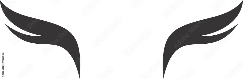 Wing icon PNG 4 Stock Illustration | Adobe Stock