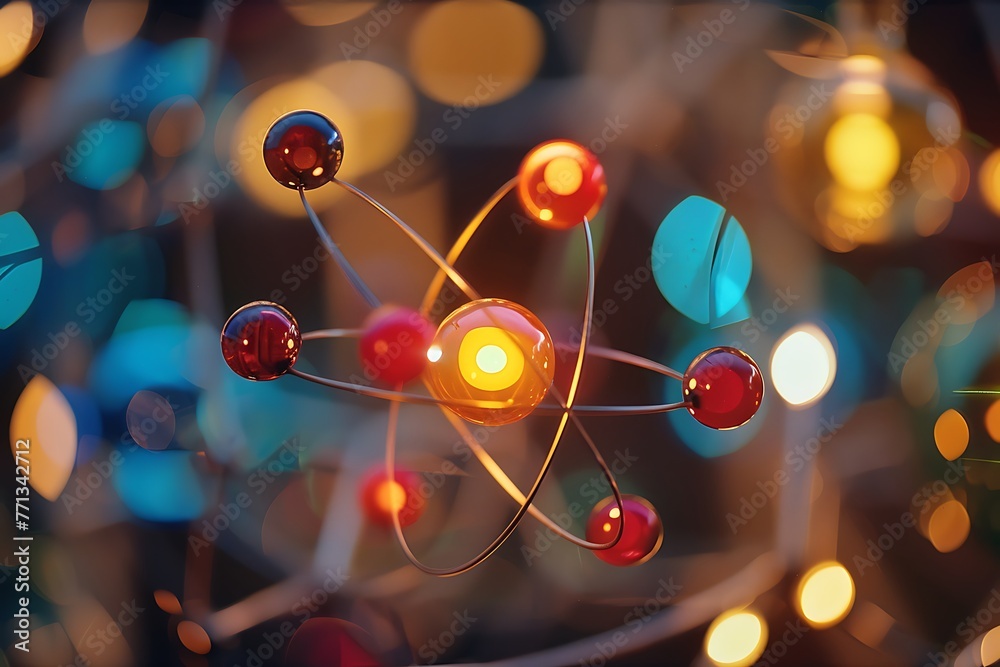 : Atomic structure of Krypton gas with a focus on the electron orbitals ...