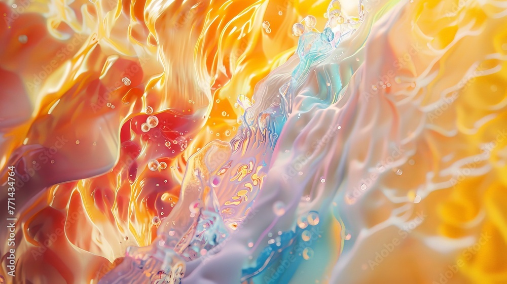 An enchanting depiction of fluid data flow in generative art, with ...