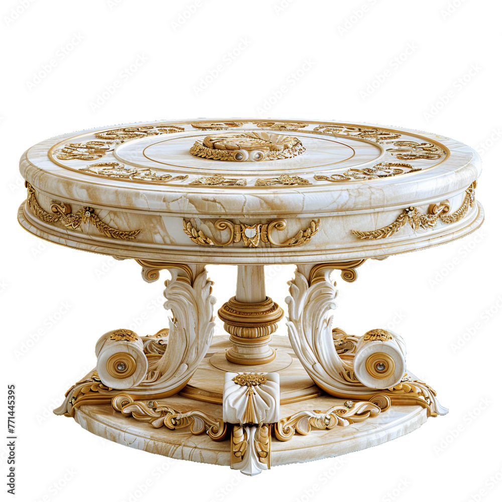 Royal Banquet Table, transparent background, isolated image, generative ...