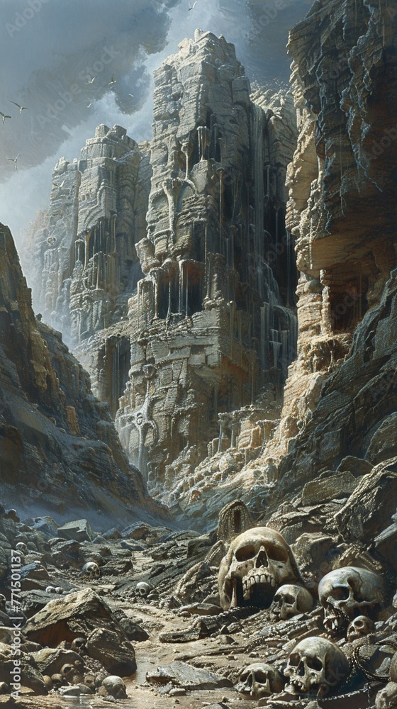 Titan's Rest, a valley littered with the bones of colossal beings ...