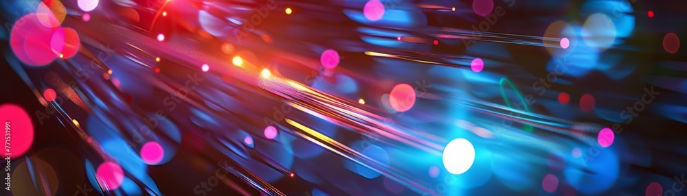 Total internal reflection in optical fibers, illustrating how light ...