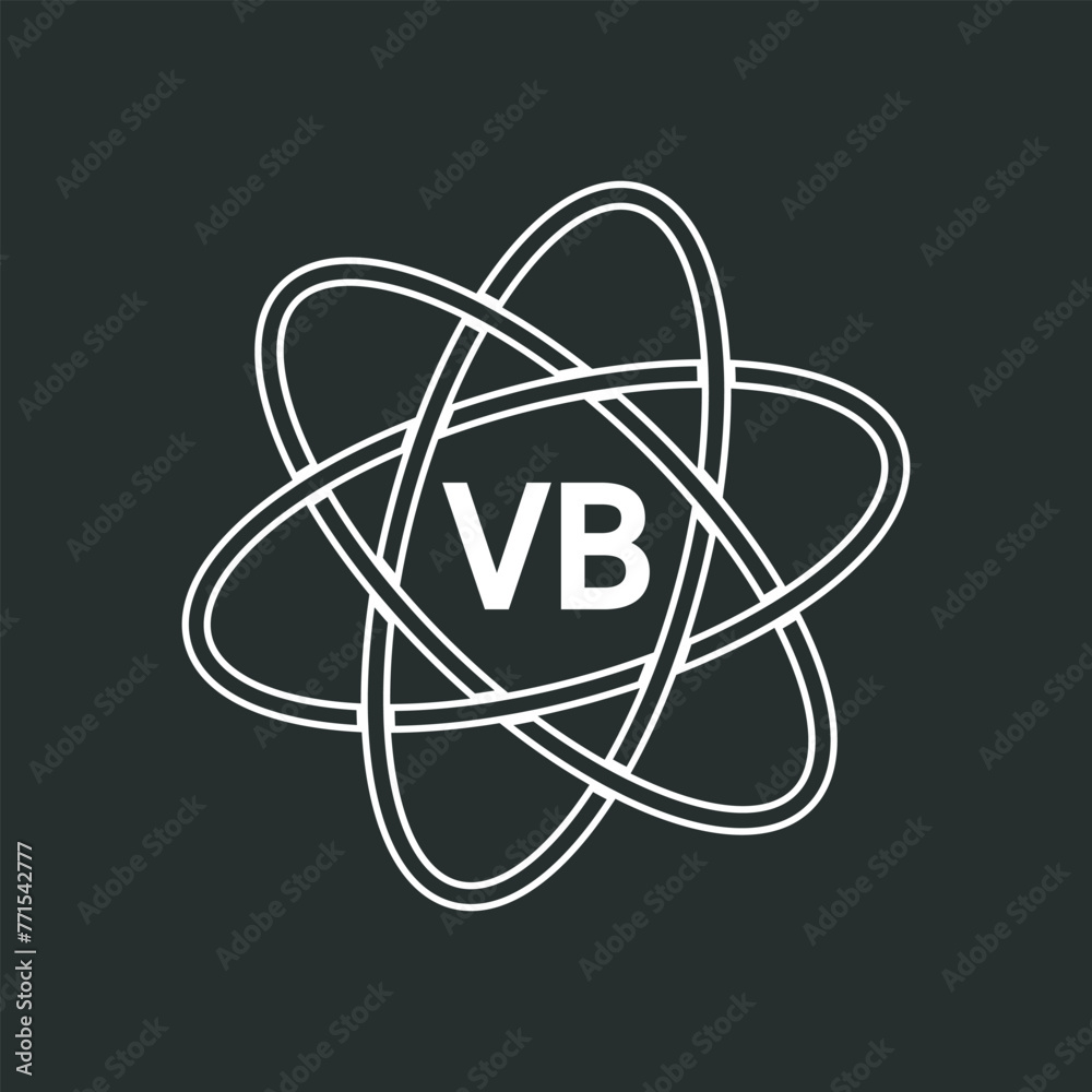 VB letter logo design on white background. VB logo. VB creative ...