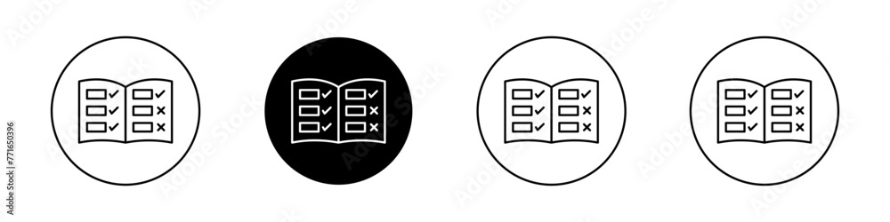 Brand guidelines icon set. manual guide book vector symbol. company ...