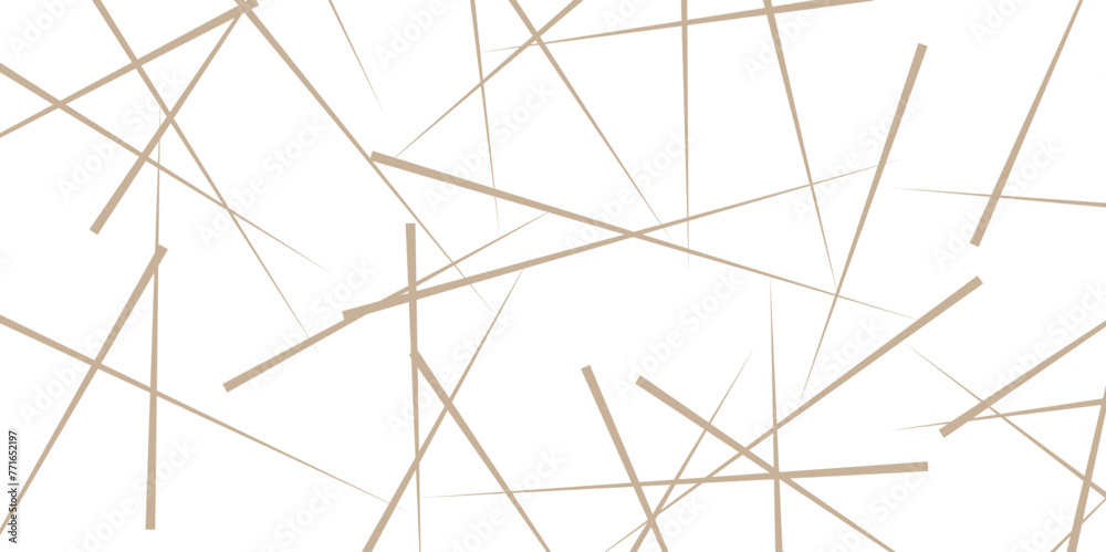 Abstract white background with an chaotic brown lines. Pattern for ...