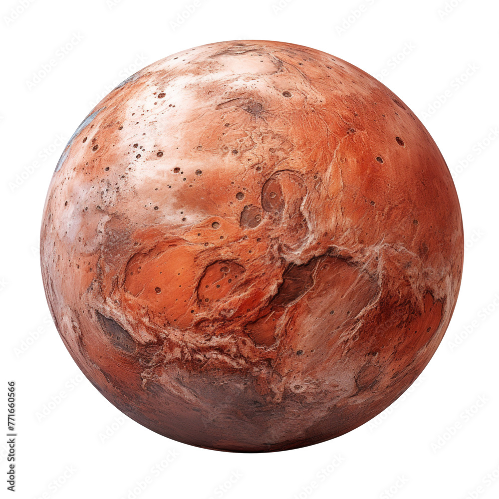 Mars planet isolated on transparent background, PNG available Stock ...