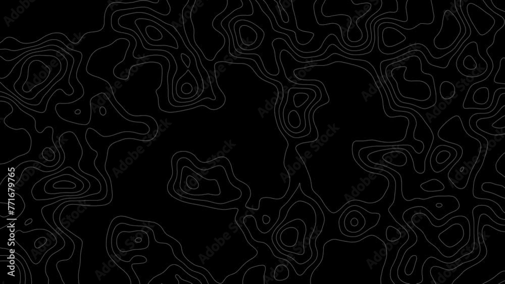 Grey outline topographic contour map abstract tech motion graphic ... Grey outline topographic contour map abstract tech motion graphic ...