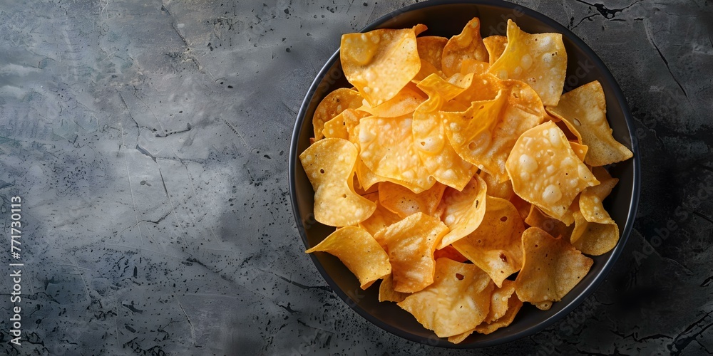 Indian Papadi Papri a crunchy street food used in snacks like Chaat ...