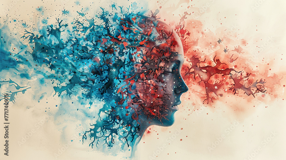 International Parkinson's awareness month concept, a woman with ...