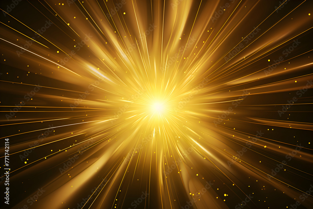Light abstract glowing bokeh light. Shining star, sun particles and ...