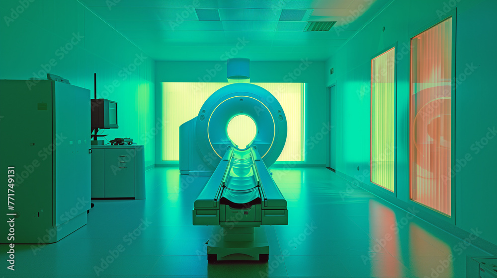 Magnetic resonance imaging, MRI, scanning, magnetic field scanning ...
