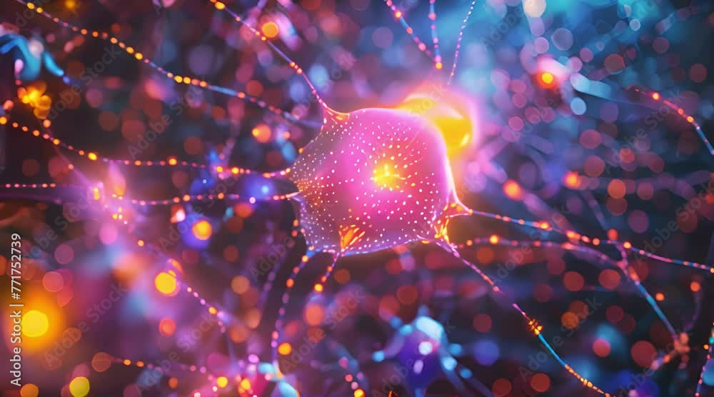 lluminating the Mind Colorful Brain and Neural Network with Synaptic ...