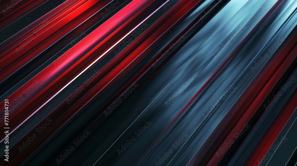 Dynamic red streaks on a black abstract background for modern designs ...