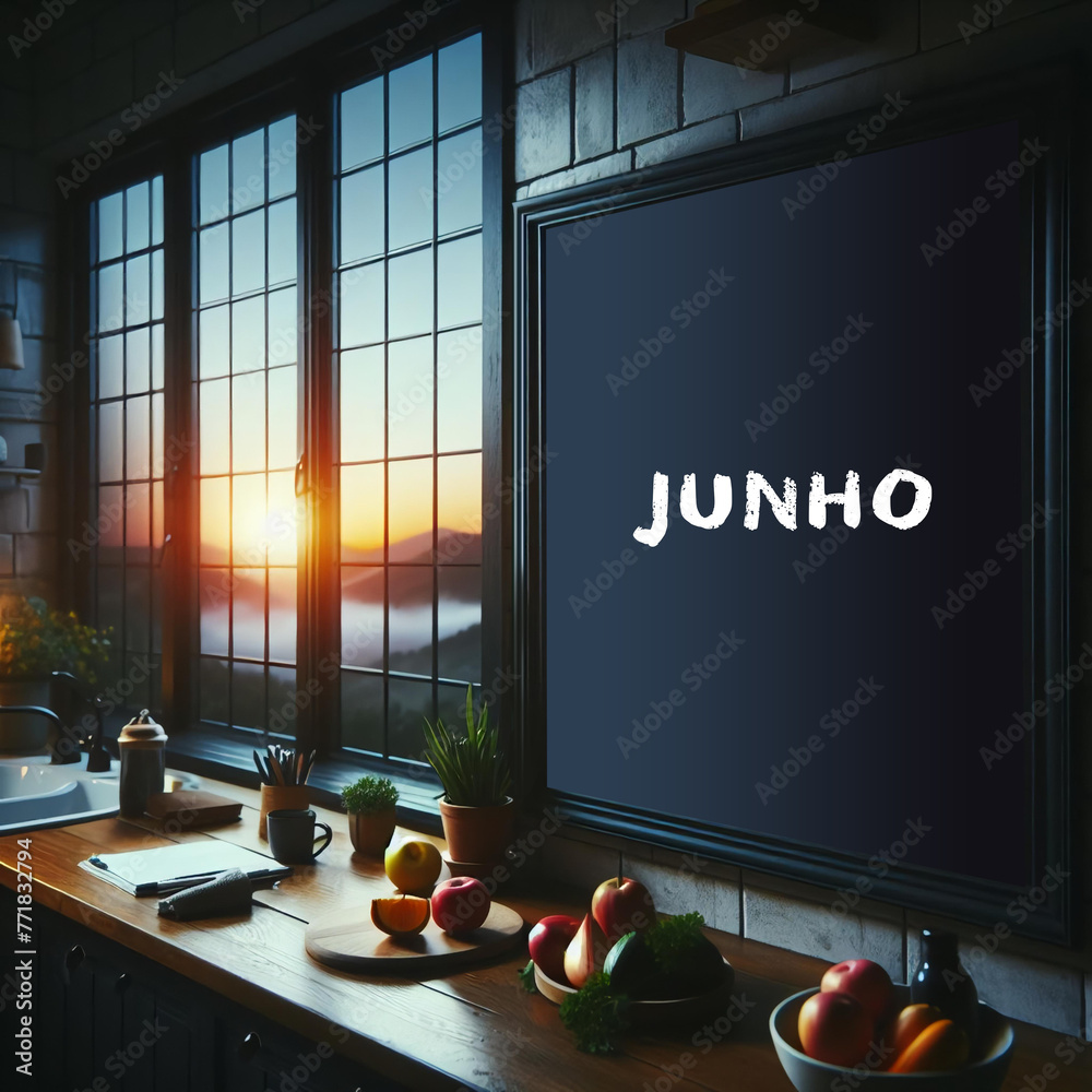 junho, mês de junho, calendário, calendário mensal, agenda, programação ...