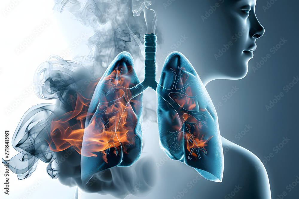 As result of smoking cigarettes, harmful smoke can damage lungs a cause ...