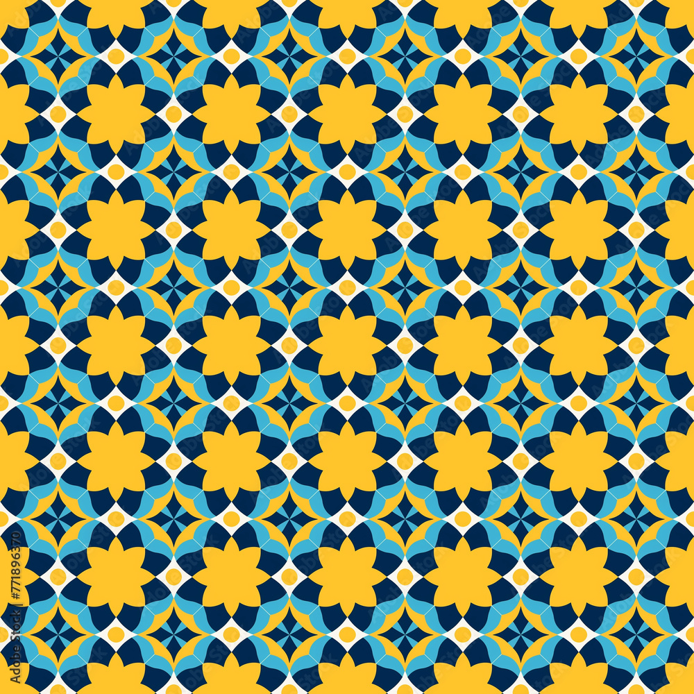 Moroccan background, seamless Moroccan wallpaper, Moroccan pattern ...