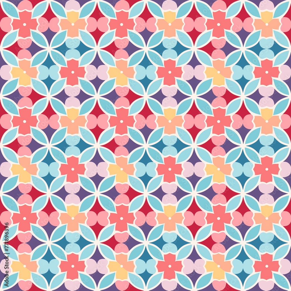 Moroccan background, seamless Moroccan wallpaper, Moroccan pattern ...