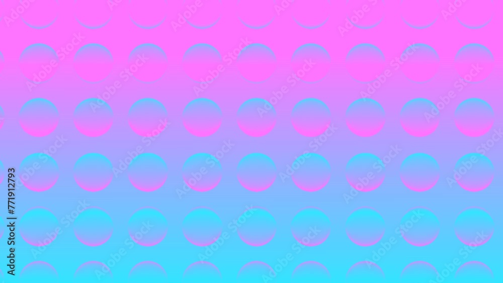 Vaporwave 3D Bubbles Gradient Aqua Blue Pink Cool Animation Background ...