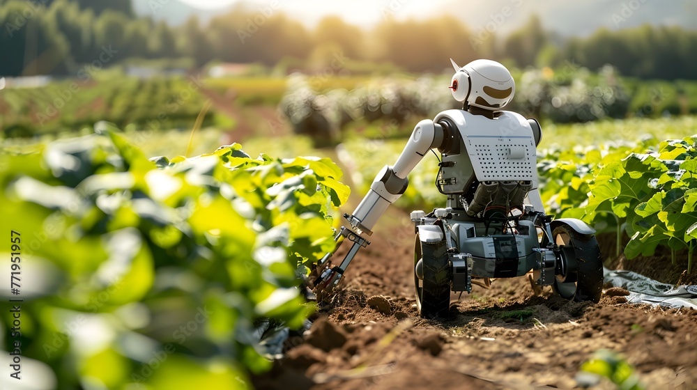 Agritech Robot Tending to Crops:Integrating Robotics for Efficient and ...