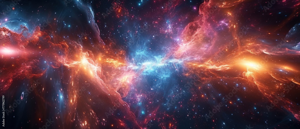 Fight between matter and antimatter in space unknown matter unknown ...