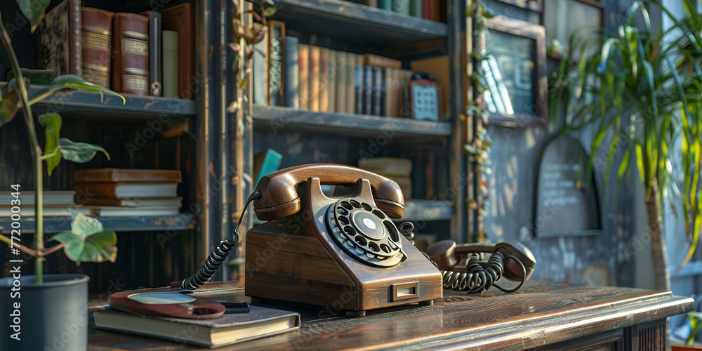 Wonderful and rare antique and vintage candlestick phones on glass ...