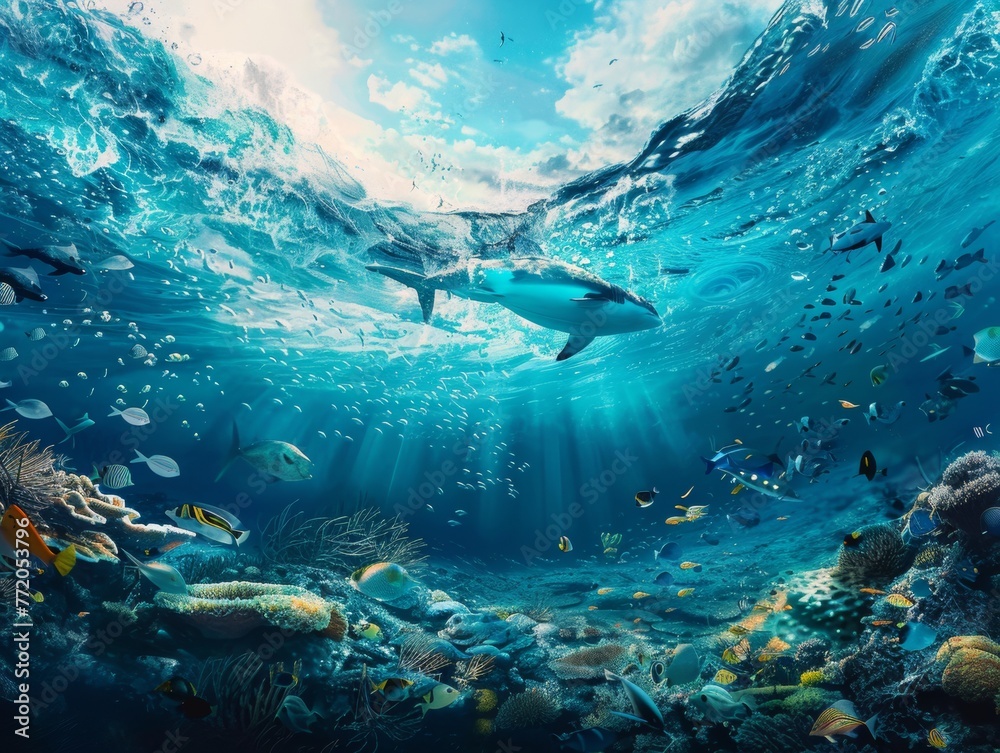 Ocean conservation as an epic saga of humans and marine life uniting to ...