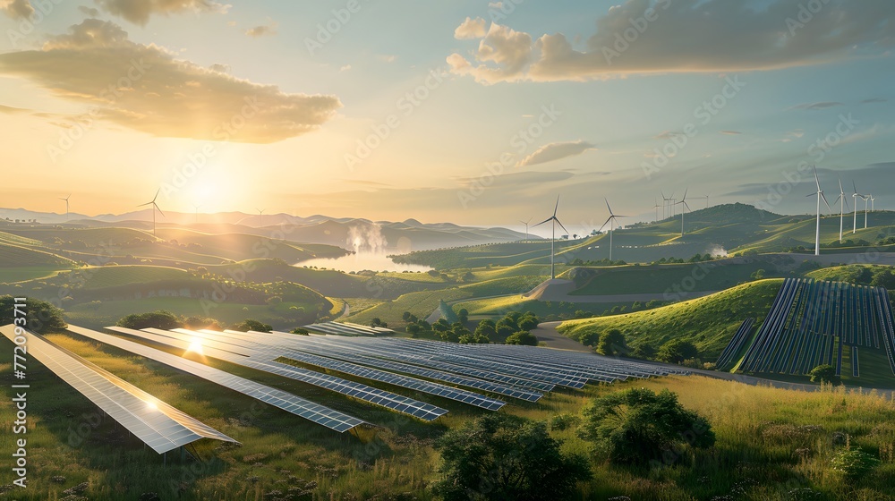 Foto de Harmonious blend of nature and technology unveils the boundless ...
