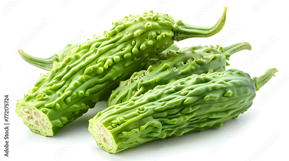 Fresh bitter gourd can be eaten with rice or made into herbal medicine ...