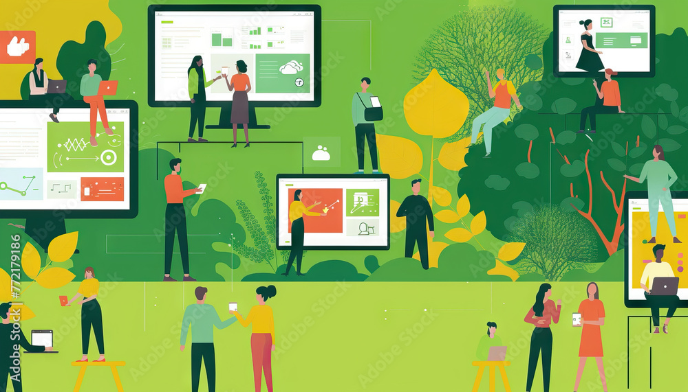 Seamless Digital Integration: Highlighting the seamless integration of ...