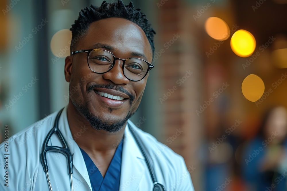 A medical interpreter facilitating communication between a healthcare ...