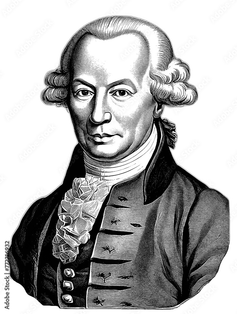 Immanuel Kant Transparent background, generative AI Stock Illustration ...