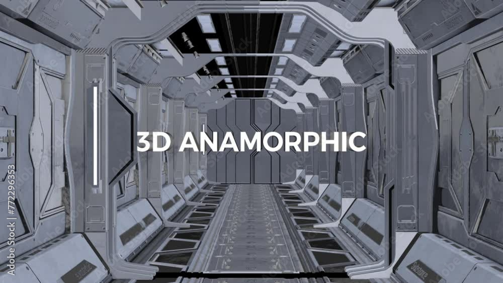 Space ship endless tunnel with my skills - 3D animation, hologram video ...